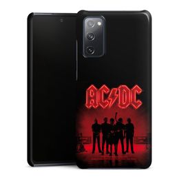 DeinDesign Galaxy S20 FE Handy Premium Case Smartphone Handyh&uuml;lle Schutzh&uuml;lle gl&auml;nzend Band Acdc Official Licensed Product Premium Case