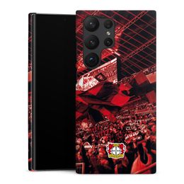 DeinDesign Galaxy S23 Ultra Handy Premium Case Smartphone Handyh&uuml;lle Schutzh&uuml;lle matt Merchandise Official Licensed Product Bayer 04 Leverkusen Premium Case