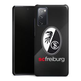 DeinDesign Galaxy S20 FE Handy Premium Case Smartphone Handyh&uuml;lle Schutzh&uuml;lle gl&auml;nzend Lettering Sc Freiburg Logo Premium Case