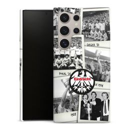 DeinDesign Galaxy S24 Ultra Handy Premium Case Smartphone Handyh&uuml;lle Schutzh&uuml;lle gl&auml;nzend Retro Official Licensed Product Eintracht Frankfurt Premium Case