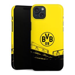 DeinDesign iPhone 15 Plus Handy Premium Case Smartphone Handyh&uuml;lle Schutzh&uuml;lle gl&auml;nzend Merchandise Bvb Borussia Dortmund Premium Case