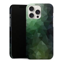 DeinDesign iPhone 15 Pro Max Handy Premium Case Smartphone Handyh&uuml;lle Schutzh&uuml;lle matt Tarnmuster Geometric Mosaic Premium Case