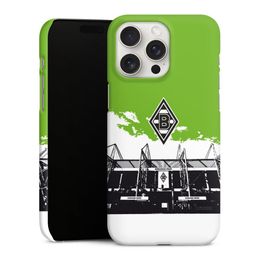 DeinDesign iPhone 15 Pro Max Handy Premium Case Smartphone Handyh&uuml;lle Schutzh&uuml;lle matt Merchandise Borussia M&ouml;nchengladbach Stadium Premium Case