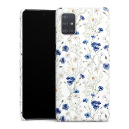 DeinDesign Galaxy A51 Handy Premium Case Smartphone Handyh&uuml;lle Schutzh&uuml;lle gl&auml;nzend Flowers Muster Flower Premium Case