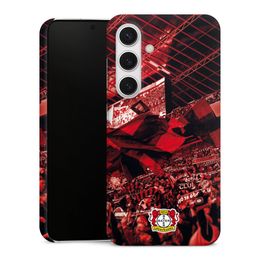 DeinDesign Galaxy S24 Handy Premium Case Smartphone Handyh&uuml;lle Schutzh&uuml;lle matt Merchandise Official Licensed Product Bayer 04 Leverkusen Premium Case