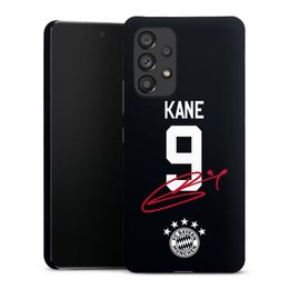DeinDesign Galaxy A53 5G Handy Premium Case Smartphone Handyh&uuml;lle Schutzh&uuml;lle matt Fc Bayern M&uuml;nchen Harry Kane Jersey Premium Case