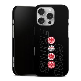 DeinDesign iPhone 16 Pro Handy Premium Case Smartphone Handyh&uuml;lle Schutzh&uuml;lle matt Eagle Logo Eintracht Frankfurt Premium Case