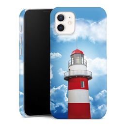 DeinDesign iPhone 12 mini Handy Premium Case Smartphone Handyh&uuml;lle Schutzh&uuml;lle matt Cloud Lighthouse Sky Premium Case