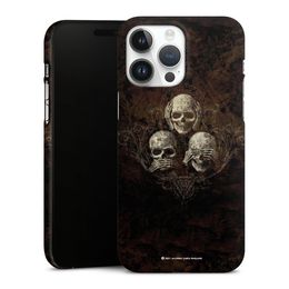 DeinDesign iPhone 14 Pro Max Handy Premium Case Smartphone Handyh&uuml;lle Schutzh&uuml;lle matt Gothic Art Skulls Premium Case