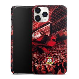 DeinDesign iPhone 11 Pro Handy Premium Case Smartphone Handyh&uuml;lle Schutzh&uuml;lle matt Merchandise Bayer 04 Leverkusen Official Licensed Product Premium Case