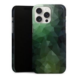 DeinDesign iPhone 15 Pro Max Handy Premium Case Smartphone Handyh&uuml;lle Schutzh&uuml;lle gl&auml;nzend Tarnmuster Geometric Mosaic Premium Case