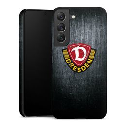 DeinDesign Galaxy S22 Handy Premium Case Smartphone Handyh&uuml;lle Schutzh&uuml;lle matt Sgd Official Licensed Product Sg Dynamo Dresden Premium Case