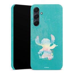 DeinDesign Galaxy A55 5G Handy Premium Case Smartphone Handyh&uuml;lle Schutzh&uuml;lle matt Lilo & Stitch Official Licensed Product Disney Premium Case