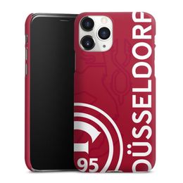 DeinDesign iPhone 11 Pro Handy Premium Case Smartphone Handyh&uuml;lle Schutzh&uuml;lle matt Lettering F95 Fortuna D&uuml;sseldorf Premium Case