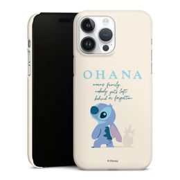 DeinDesign iPhone 14 Pro Max Handy Premium Case Smartphone Handyh&uuml;lle Schutzh&uuml;lle matt Lilo & Stitch Disney Official Licensed Product Premium Case
