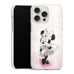 DeinDesign iPhone 15 Pro Max Handy Premium Case Smartphone Handyh&uuml;lle Schutzh&uuml;lle matt Vintage Minnie Mouse Disney Premium Case