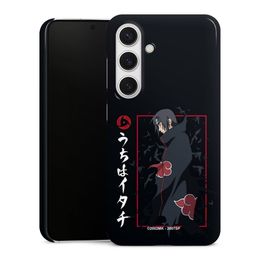 DeinDesign Galaxy S24 Handy Premium Case Smartphone Handyh&uuml;lle Schutzh&uuml;lle gl&auml;nzend Official Licensed Product Naruto Shippuden Itachi Uchiha Premium Case
