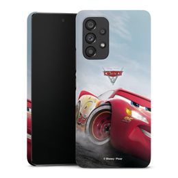 DeinDesign Galaxy A53 5G Handy Premium Case Smartphone Handyh&uuml;lle Schutzh&uuml;lle gl&auml;nzend Official Licensed Product Cars Lightning Mcqueen 95 Premium Case