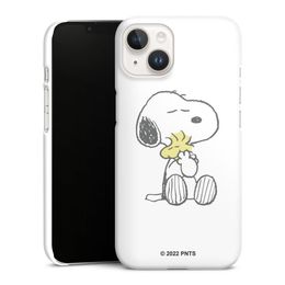 DeinDesign iPhone 14 Handy Premium Case Smartphone Handyh&uuml;lle Schutzh&uuml;lle matt Snoopy Love Peanuts Premium Case