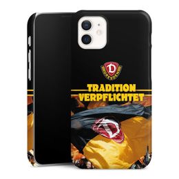 DeinDesign iPhone 12 mini Handy Premium Case Smartphone Handyh&uuml;lle Schutzh&uuml;lle gl&auml;nzend Sgd Sg Dynamo Dresden Merchandise Premium Case