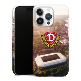 DeinDesign iPhone 14 Pro Handy Premium Case Smartphone Handyh&uuml;lle Schutzh&uuml;lle matt Sgd Sg Dynamo Dresden Stadium Premium Case