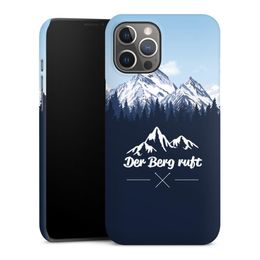 DeinDesign iPhone 12 Pro Max Handy Premium Case Smartphone Handyh&uuml;lle Schutzh&uuml;lle matt Wanderlust Sky Mountain Premium Case