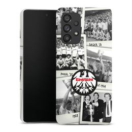DeinDesign Galaxy A53 5G Handy Premium Case Smartphone Handyh&uuml;lle Schutzh&uuml;lle gl&auml;nzend Retro Eintracht Frankfurt Official Licensed Product Premium Case