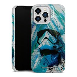 DeinDesign iPhone 13 Pro Handy Premium Case Smartphone Handyh&uuml;lle Schutzh&uuml;lle gl&auml;nzend Colourful Stormtrooper Star Wars Premium Case