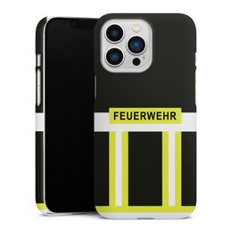 DeinDesign iPhone 13 Pro Handy Premium Case Smartphone Handyh&uuml;lle Schutzh&uuml;lle matt Fire Fighters Job Fire Fighter Premium Case