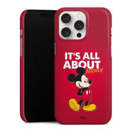 DeinDesign iPhone 15 Pro Max Handy Premium Case Smartphone Handyh&uuml;lle Schutzh&uuml;lle gl&auml;nzend Disney Official Licensed Product Mouse Premium Case