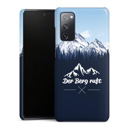 DeinDesign Galaxy S20 FE Handy Premium Case Smartphone Handyh&uuml;lle Schutzh&uuml;lle gl&auml;nzend Wanderlust Sky Mountain Premium Case