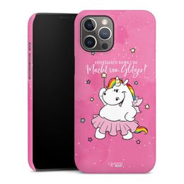 DeinDesign iPhone 12 Pro Max Handy Premium Case Smartphone Handyh&uuml;lle Schutzh&uuml;lle matt Pummeleinhorn Official Licensed Product Pummel & Friends Premium Case