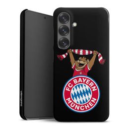DeinDesign Galaxy S25 Handy Premium Case Smartphone Handyh&uuml;lle Schutzh&uuml;lle gl&auml;nzend Bernie Official Licensed Product Fc Bayern M&uuml;nchen Premium Case