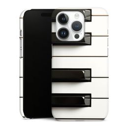 DeinDesign iPhone 14 Pro Handy Premium Case Smartphone Handyh&uuml;lle Schutzh&uuml;lle matt Klavier Music Piano Premium Case