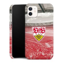DeinDesign iPhone 12 mini Handy Premium Case Smartphone Handyh&uuml;lle Schutzh&uuml;lle gl&auml;nzend Vfb Stuttgart Stadium Official Licensed Product Premium Case