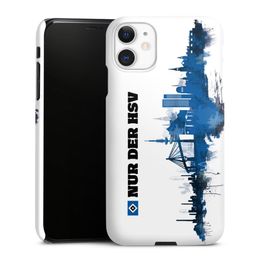 DeinDesign iPhone 11 Handy Premium Case Smartphone Handyh&uuml;lle Schutzh&uuml;lle gl&auml;nzend Hsv Official Licensed Product Bundesliga Premium Case