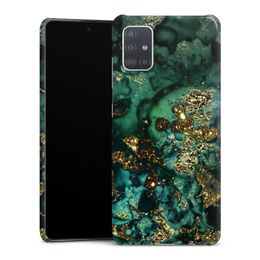 DeinDesign Galaxy A51 Handy Premium Case Smartphone Handyh&uuml;lle Schutzh&uuml;lle gl&auml;nzend Muster Glitzer Marble Premium Case