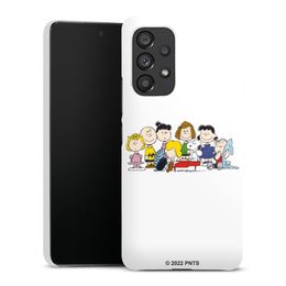DeinDesign Galaxy A53 5G Handy Premium Case Smartphone Handyh&uuml;lle Schutzh&uuml;lle matt Merchandise Kindheit Peanuts Premium Case