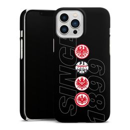 DeinDesign iPhone 13 Pro Max Handy Premium Case Smartphone Handyh&uuml;lle Schutzh&uuml;lle matt Eagle Logo Eintracht Frankfurt Premium Case