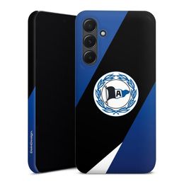 DeinDesign Galaxy A35 5G Handy Premium Case Smartphone Handyh&uuml;lle Schutzh&uuml;lle matt Official Licensed Product Dsc Arminia Bielefeld Premium Case