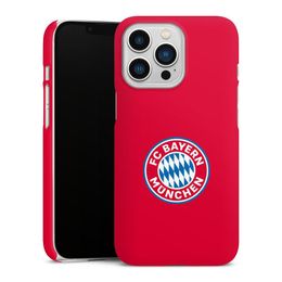 DeinDesign iPhone 13 Pro Handy Premium Case Smartphone Handyh&uuml;lle Schutzh&uuml;lle matt Fc Bayern M&uuml;nchen Fcb Logo Premium Case