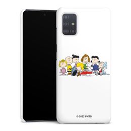 DeinDesign Galaxy A51 Handy Premium Case Smartphone Handyh&uuml;lle Schutzh&uuml;lle gl&auml;nzend Peanuts Kindheit Merchandise Premium Case