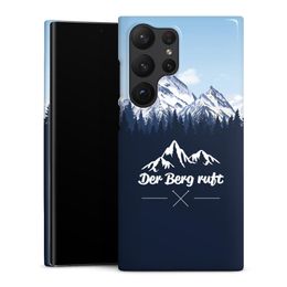 DeinDesign Galaxy S23 Ultra Handy Premium Case Smartphone Handyh&uuml;lle Schutzh&uuml;lle gl&auml;nzend Wanderlust Sky Mountain Premium Case