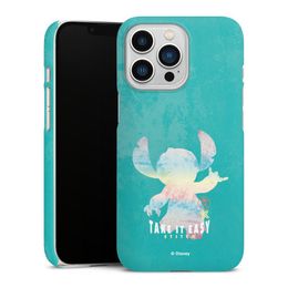 DeinDesign iPhone 13 Pro Handy Premium Case Smartphone Handyh&uuml;lle Schutzh&uuml;lle matt Lilo & Stitch Official Licensed Product Disney Premium Case