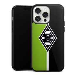 DeinDesign iPhone 15 Pro Max Handy Gallery Case Handyh&uuml;lle 9H Geh&auml;rtetes Glas R&uuml;ckseite H&uuml;lle Borussia M&ouml;nchengladbach Gladbach Bundesliga Gallery Case