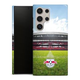 DeinDesign Galaxy S24 Ultra Handy Premium Case Smartphone Handyh&uuml;lle Schutzh&uuml;lle gl&auml;nzend Stadium Rb Leipzig Official Licensed Product Premium Case