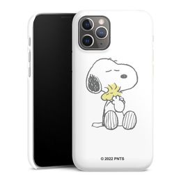 DeinDesign iPhone 12 Pro Handy Premium Case Smartphone Handyh&uuml;lle Schutzh&uuml;lle gl&auml;nzend Snoopy Love Peanuts Premium Case