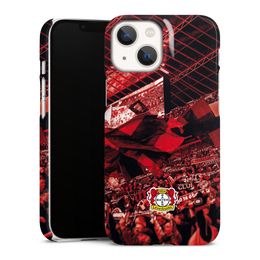 DeinDesign iPhone 13 Mini Handy Premium Case Smartphone Handyh&uuml;lle Schutzh&uuml;lle gl&auml;nzend Merchandise Official Licensed Product Bayer 04 Leverkusen Premium Case