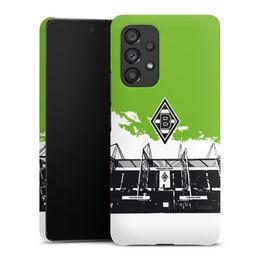 DeinDesign Galaxy A53 5G Handy Premium Case Smartphone Handyh&uuml;lle Schutzh&uuml;lle gl&auml;nzend Borussia M&ouml;nchengladbach Stadium Merchandise Premium Case