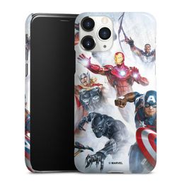 DeinDesign iPhone 11 Pro Handy Premium Case Smartphone Handyh&uuml;lle Schutzh&uuml;lle gl&auml;nzend Marvel Avengers Official Licensed Product Premium Case